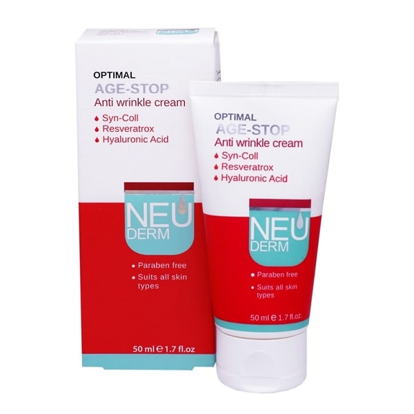 کرم ضد چروک نئودرم مدل OPTIMAL AGE-STOP حجم 50 ML - فروشگاه لوازم آرایش ...